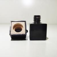 China 8ml Bright Black Square Car Air Freshener Bottles Empty Car Hanging Diffuser Bottles for sale