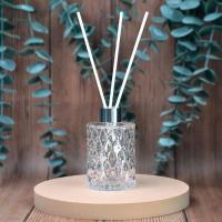 China Home Decorative Reed Diffuser Bottle 50ml Hexagon Aromatherapy Glass Bottles for sale