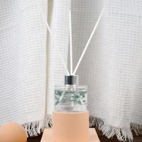 China Fancy Reed Diffuser Bottles 100ml Round Shape Glass Bottle For Home Fragrance for sale