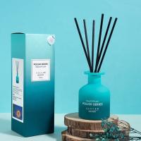 China Amber Glass Reed Diffuser Bottles 200ml Essential Oil Aromatherapy Aroma Diffuser Bottle for sale