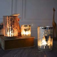 China Luxury Empty Scented Candle Jar Electroplating Carving Unique Candle Jars With Lids for sale