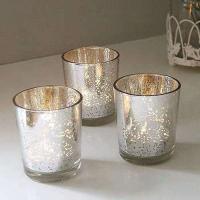 China Luxury Empty Scented Candle Jar Electroplating Carving Unique Candle Jars With Lids for sale