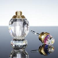 China 3ml / 6ml / 12ml Crystal Glass Perfume Bottle Customized Arabia Style UV Polished Decoration Gift for sale