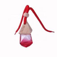 China Diamond Shaped Car Perfume Bottle With Color Interior Accessories Diffuser for sale