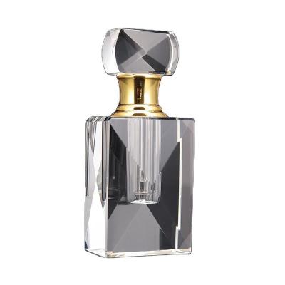 China 6ml Empty Fillable Decorative Bottle Ladies Gift Crystal Perfume Bottle for sale