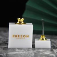 China K9 Crystal 6ml Perfume Bottle Black White Custom Engraving for sale