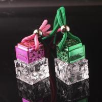 China 8ml Exquisite Honeycomb Car Perfume Bottle Empty Hanging Diffuser for sale