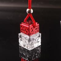 China 8ml Exquisite Honeycomb Car Perfume Bottle Empty Hanging Diffuser for sale