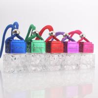 China 8ml Exquisite Honeycomb Car Perfume Bottle Empty Hanging Diffuser for sale