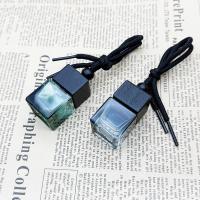 China 8ml Square Car Perfume Aromatherapy Essential Oil Diffuser Vent Perfumes Bottles for sale