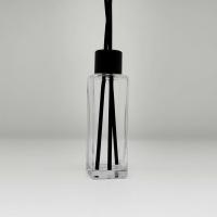 China 8ml 10ml Glass Car Air Freshener Bottle with Wooden Lid for sale