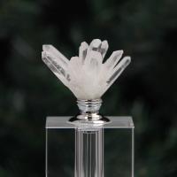 China 12ml Luxury Natural Agate Stone Crystal Druse Empty Crystal Perfume Oil Bottle for sale