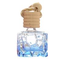 China 10ml Honeycomb Shaped Glass Perfume Bottle With Atomizer Bulb Car Oil Diffuser for sale