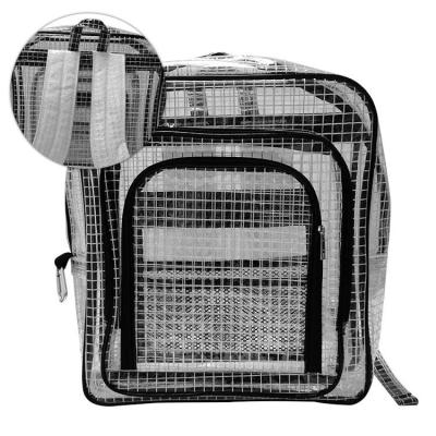China Cleanroom Waterproof PVC ESD Backpack Customized Size for sale