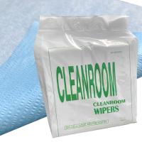 China High Absorbency Cleanroom Wiper 300pcs/Bag 45% Polyester 55% Wood Pulp for sale
