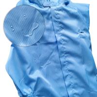 China Polyester Stripe Or Grid ESD Fabric Washable Waterproof for sale