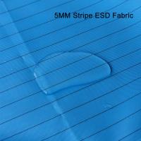 China Polyester Stripe Or Grid ESD Fabric Washable Waterproof for sale