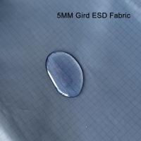 China Polyester Stripe Or Grid ESD Fabric Washable Waterproof for sale