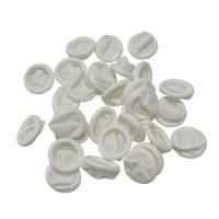 China Cleanroom Disposable Nitrile Finger Cots Blue White for sale