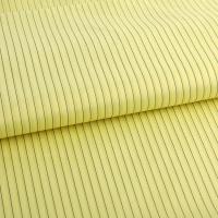 China Cleanroom 5mm Stripe ESD Anti-Static Coverall With Hood Velcro Open Front for sale