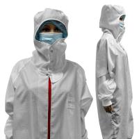China Washable ESD Safe Cleanroom Wear For Mobile Users In Controlled Environments for sale