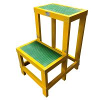 China Electricians 2 Steps FRP/GRP Insulation Ladders Size 50x60x80cm for sale