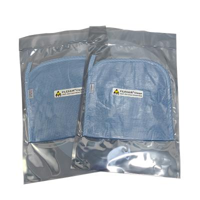 China ESD Anti Static And Dust Free Flat Mop Ultrafine Fiber Replacement Cloth Head for sale