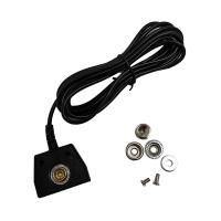China 2.4M ESD Wrist Strap Dual Hole Grounding Cord Antistatic Coil Wire for sale