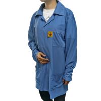 China 96% Polyester 4% Carbon ESD Antistatic 3mm Diamond Coat Comfortable Clothe for sale