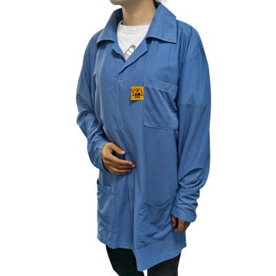 China 96% Polyester 4% Carbon ESD Antistatic 3mm Diamond Coat Comfortable Clothe for sale