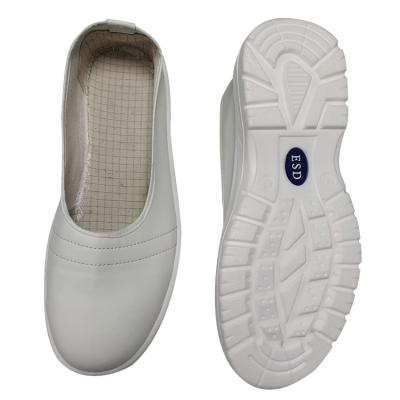 China Steel Toe Protection White Color ESD Antistatic Safety Shoes for Industrial for sale