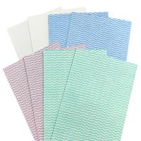 China 35CM 80gsm 70% Adhesive+30% Polyester Electrostatic Dust Removal Paper Non-woven Cloth Cleanroom Wiper for sale
