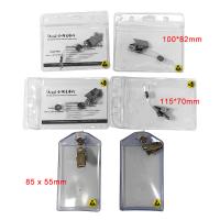 China Transparent WorK Plate Office Stationery ESD Antistatic Work Badges for sale