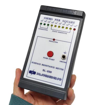 China SL-030 Digital Surface Resistivity Tester ESD Testing Device Antistatic Surface Resistivity Meter for sale