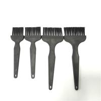 China Anti Static Tweezers Flat ESD Cleaning Brush w/Conductive Handle And Fibers for sale