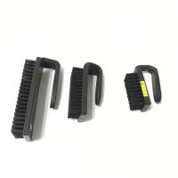 China Synthetics Fibers Cleaning Static Discharge Brush Plastic Handle U Shape Color Black for sale