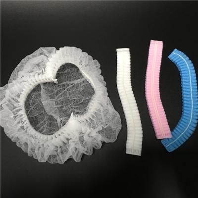 China Breathable Disposable Surgeon Cap Single / Double Elastic Size 18