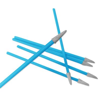 China PS750B PCB Electronic Cleaning 74mm Lint Free Cleanroom Polyester Tip Head Swabs for sale