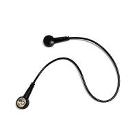 China Black 30cm ESD Grounding Cable Wire With Both Ends Button For Cleanroom Antistatic Mat/ESD Wrist Strap for sale