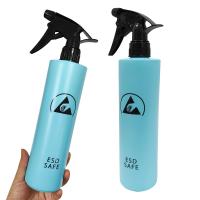 China 500ml Anti Static Blue Plastic Spraying Bottle Washable ESD Misting Bottle for sale