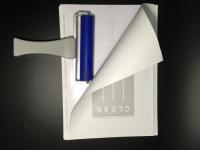 China Non Toxic PVC Cleanroom Sticky Roller Dust Removal Pad Water Based Acrylic Adhesive for sale
