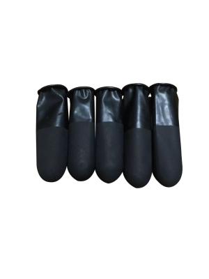 China Static Dissipative ESD Finger Cots Powder Free Fingertip Textured Surface for sale