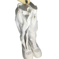 China Clean Room Long Sleeve Esd Work Boots Short Upper Leather Anti Static Safety Shoes for sale