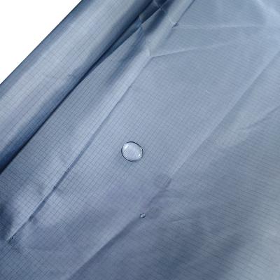 China Cleanroom 5mm Grid Polyester Anti-static Waterproof ESD Electrically Conductive Fabric for sale