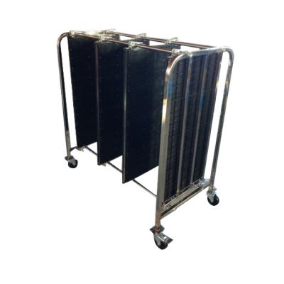 China Adjustable ESD Panel Rack Cart Width 530mm For Large PCB Board Circulation for sale