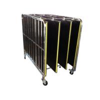 China LED Industry ESD Cart ESD Magazine Rack 1260mm Width 150KG Load Capacity for sale