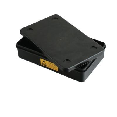 China Polypropylene Conductive ESD Packaging Materials ESD Storage Boxes With Lid for sale
