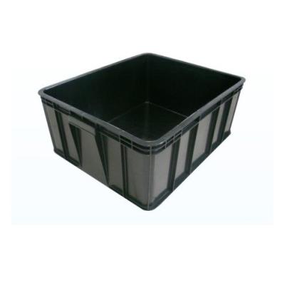 China Black ESD Packaging Materials Conducive Containers For Storage Static Sensitive Parts for sale