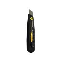 China Stainless Steel ESD Office Supplies Safe Knife Black Conductive ABS Handle Retractable Blade for sale