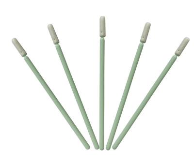 China Cleanroom Consumables Small Round Polyurethane Foam Tip Cleaning Swabs for sale